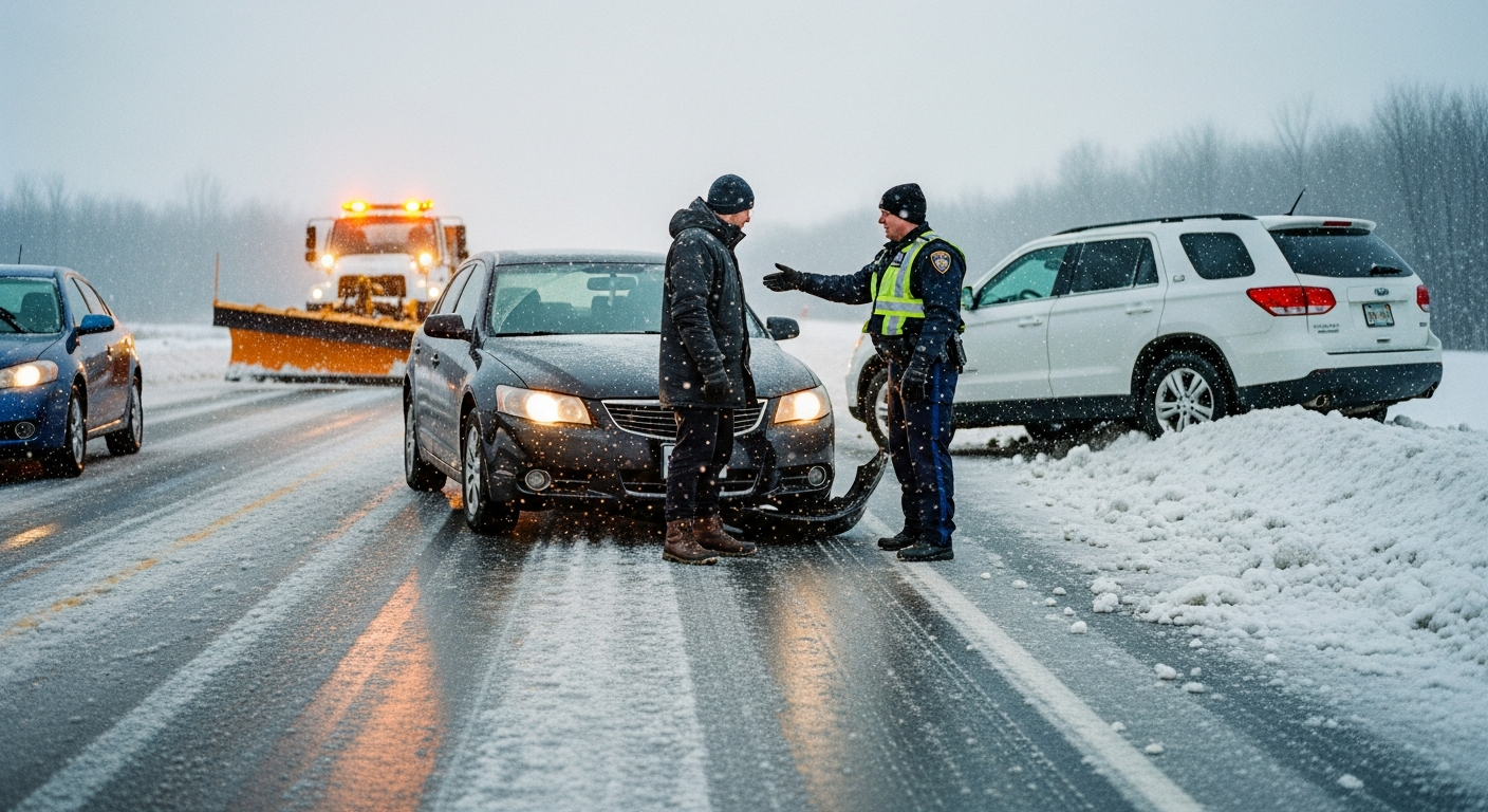 Winter Weather Car Accidents | Icy Road Liability & Government Negligence